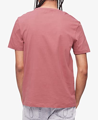 Calvin Klein Men's Relaxed Fit Crewneck T-Shirt, Apple Butter, Large