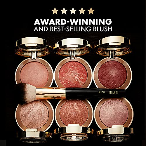 Milani Baked Blush - Bellissimo Bronze (0.12 Ounce) Cruelty-Free Powder Blush - Shape, Contour & Highlight Face for a Shimmery or Matte Finish