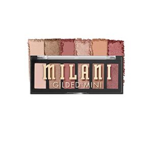 milani gilded mini eyeshadow palette with 6 matte & shimmer hues – it’s all rosé