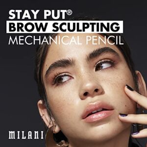 Milani Stay Put Brow Sculpting Mechanical Pencil - Espresso (0.01 Ounce) Cruelty-Free Long-Lasting Eyebrow Pencil that Defines and Shapes Brows