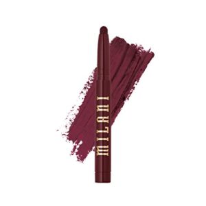 milani ludicrous matte lip crayon (210 off the wall) – long lasting cream-to-matte lip color, matte lip color stock with glide-on formula, vegan & cruelty-free