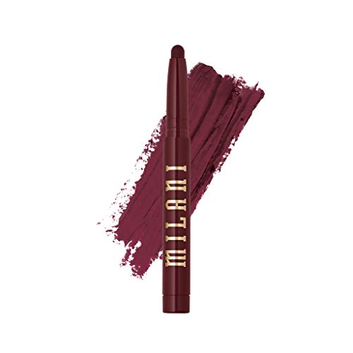 Milani Ludicrous Matte Lip Crayon (210 Off the Wall) - Long Lasting Cream-to-Matte Lip Color, Matte Lip Color Stock With Glide-On Formula, Vegan & Cruelty-Free