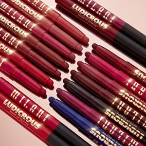 Milani Ludicrous Matte Lip Crayon (210 Off the Wall) - Long Lasting Cream-to-Matte Lip Color, Matte Lip Color Stock With Glide-On Formula, Vegan & Cruelty-Free