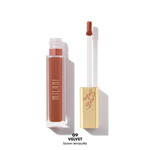 Milani Amore Satin Matte Lip Crème - Velvet (0.22 Fl. Oz.) Cruelty-Free Nourishing Lip Gloss with a Soft, Full Matte Finish