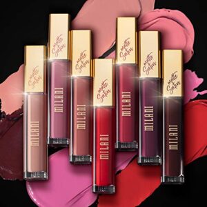 Milani Amore Satin Matte Lip Crème - Velvet (0.22 Fl. Oz.) Cruelty-Free Nourishing Lip Gloss with a Soft, Full Matte Finish