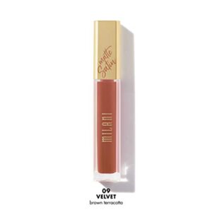 Milani Amore Satin Matte Lip Crème - Velvet (0.22 Fl. Oz.) Cruelty-Free Nourishing Lip Gloss with a Soft, Full Matte Finish