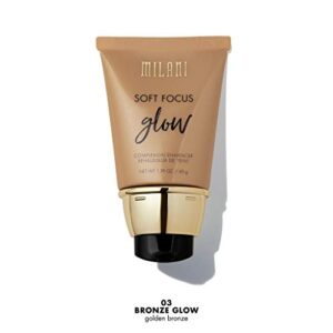 Milani Soft Focus Glow Complexion Enhancer - Bronze Glow (1.59 Ounce) Vegan, Cruelty-Free Liquid Highlighter that Brightens Skin & Diffuses Fine Lines