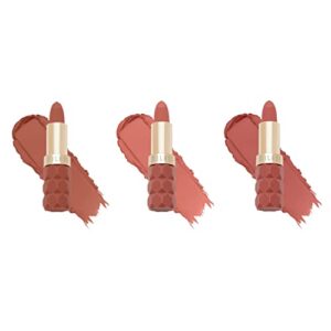 milani color fetish matte lipstick 3 pack: tease, pleasure & secret