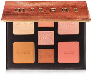 milani all inclusive eye, cheek & face palette, light to medium