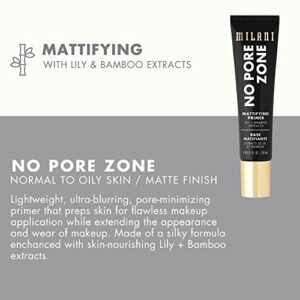 Milani No Pore Zone Mattifying Primer and Make it Last Charcoal Matte Setting Spray