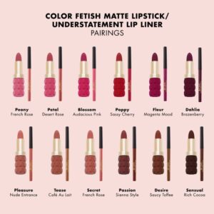 Milani Color Fetish Lipstick and Understatement Lipliner Bundle - Passion & Sienna Style