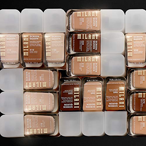 Milani Screen Queen Liquid Foundation Makeup - Cruelty Free Foundation With Digital Bluelight Filter Technology (Soft Chai)