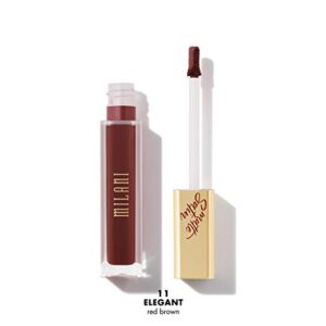 Milani Amore Satin Matte Lip Crème - Elegant (0.22 Fl. Oz.) Cruelty-Free Nourishing Lip Gloss with a Soft, Full Matte Finish