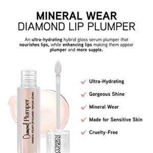 Physicians Formula Mineral Wear Diamond Lip Plumper Gloss, Dermatologist Tested, Light Pink Princess Cut