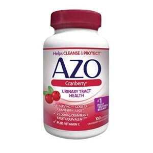 azo cranberry, maximum strength, softgels 100 ea (pack of 4)