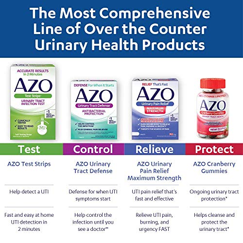 AZO Cranberry Urinary Tract Health Gummies Dietary Supplement, 2 Gummies = 1 Glass of Cranberry Juice, Helps Cleanse & Protect, Natural Mixed Berry Flavor, Non-GMO, 72 Gummies