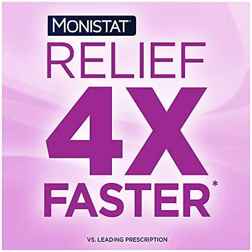 MONISTAT 7-Dose Yeast Infection Treatment, 7 Disposable Applicators & 1 Cream Tube