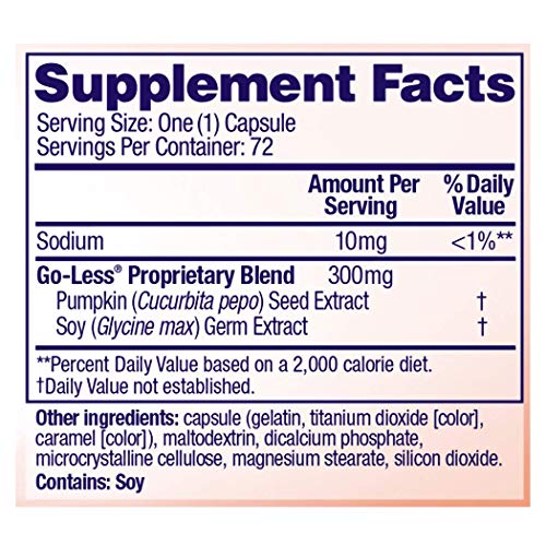 AZO Bladder Control with Go-Less Daily Supplement | Helps Reduce Occasional Urgency* | Helps reduce occasional leakage due to laughing, sneezing and exercise††† | 72 Capsules