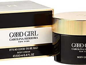 Carolina Herrera Good Girl Body Cream For Women - Pamper Your Skin And Senses - A Luxuriously Rich Cream - Infused With The Iconic Good Girl Fragrance - Ideal For All Skin Types - Non-Greasy - 6.8 Oz