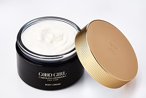 Carolina Herrera Good Girl Body Cream For Women - Pamper Your Skin And Senses - A Luxuriously Rich Cream - Infused With The Iconic Good Girl Fragrance - Ideal For All Skin Types - Non-Greasy - 6.8 Oz