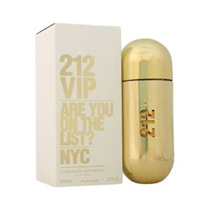 carolina herrera 212 vip women eau de parfum spray, 2.7 ounce