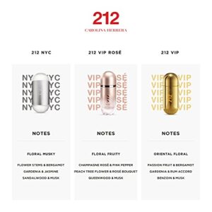 Carolina Herrera 212 Nyc Fragrance For Women - Floral Notes - Sensual And Feminine Scent - Multi Layered Fragrance Of Zestful Energy Inside - Sandalwood And Bergamont - Edt Spray - 2 Oz