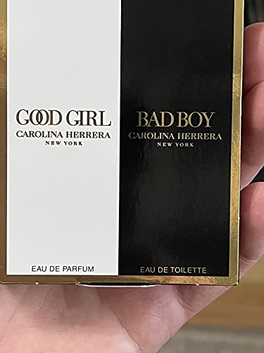 Carolina Herrera Good Girl EDP & Bad Boy EDT Sample Set Spray Vial 1.5 ml 0.05FL oz each