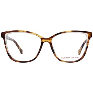 Carolina Herrera Ladies Brown Cat Eye Eyeglass Frames VHE877V743Y54