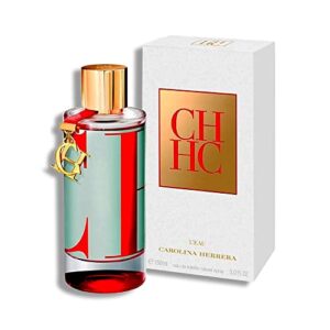 carolina herrera ch l’eau fragrance for women – feminine scent – fresh and floral notes of lemon, blossom, orange, freesia, rose, jasmine and heliotrope – extraordinary essence – edt spray – 5.1 oz