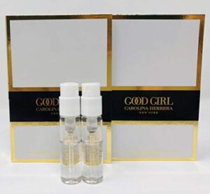 2 x carolina herrera good girl lÉgÈre, edp 1.5ml/.05oz