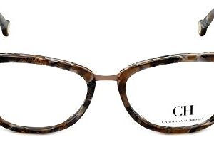 Carolina Herrera Designer Eyeglasses VHE094K-0323 in Brown-Pattern 52mm DEMO LENS