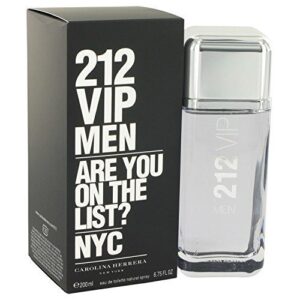 212 vip by carolina herrera 6.7 oz eau de toilette spray for men