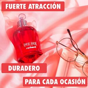 Cacharel Amor Amor Eau de Toilette Spray Perfume for Women - Blackcurrant, Lily of the Valley & Vanilla Fragrance