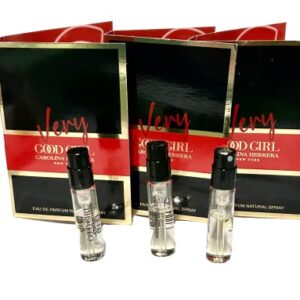 Carolina Herrera Very Good Girl Eau De Parfum 3 Vial Sample Spray WOMEN 1.5 ml / 0.05 fl oz (Set of 3)