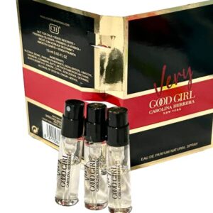 Carolina Herrera Very Good Girl Eau De Parfum 3 Vial Sample Spray WOMEN 1.5 ml / 0.05 fl oz (Set of 3)