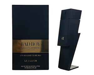 carolina herrera bad boy le parfum for men edp spray 3.4 oz