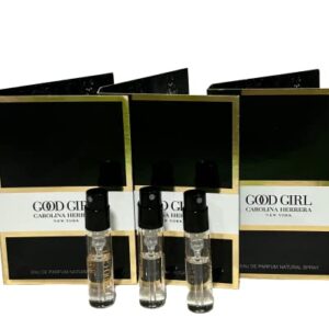 3 Carolina Herrera Good Girl Eau De Parfum 0.05 oz/1.5 ml Spray Sample Vial