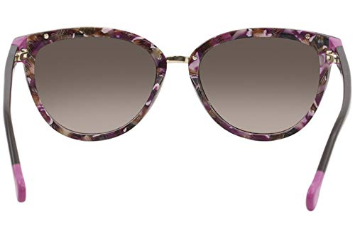 Carolina Herrera Designer Sunglasses SHE688-01GT in Purple Havana 54mm