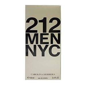 carolina herrera 212 nyc men eau de toilette spray 3.4 fl oz