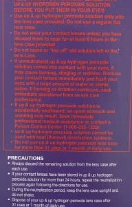 Up&Up Cleaning and Disinfecting Lens Care system 3% Hydrogen Peroxide Solution 2x12 Fl Oz Includes 2 Contact Cases