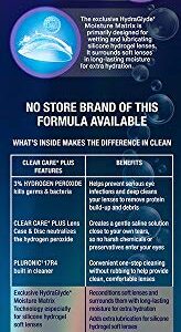 Clear Care Plus Cleaning and Disinfecting Solution with Lens Case, Clear, 12 Fl Oz