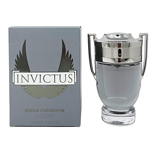 Invictus by Paco Rabanne for Men Eau de Toilette Spray, 3.4 Oz