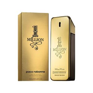 1 million by paco rabanne for men’s eau de toilette tester 3.4 fl oz 100 ml