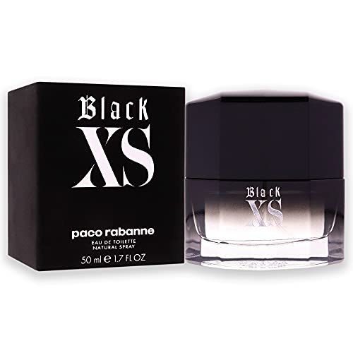 Paco Rabanne Black Xs Fragrance For Men - Masculine Scent - Notes Of Citrusy Lemon, Cinnamon And Black Amber - Suitable For Casual Or Work Wear - Edt Spray - 1.7 Fl Oz