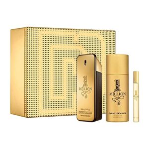 men’s perfume set 1 million paco rabanne (3 pcs)