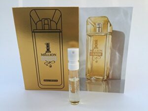 1 million cologne by paco rabanne spray vial (sample) .05 oz edt (men)