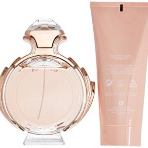 Paco Rabanne Olympea 2.7oz Edp Spray, 3.4oz Sensual Body Lotion 2pc Set Women, 2count