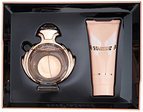 Paco Rabanne Olympea 2.7oz Edp Spray, 3.4oz Sensual Body Lotion 2pc Set Women, 2count