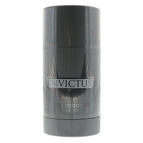 Paco Rabanne Invictus Deodorant Stick Alcohol-free 2.5 Oz./ 75 Ml for Men By 2.5 Fl Oz