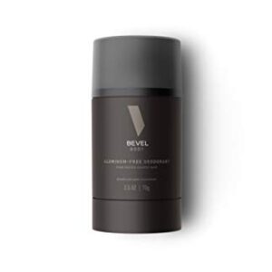 Bevel Deodorant for Men with Coconut Oil and Shea Butter, Aluminum Free, No Streaks, 48 Hour Protection, 2.5 Oz